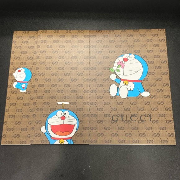 Gucci | Office | Gucci Doraemon 3 Piece Collector Notebook Set Nip ...